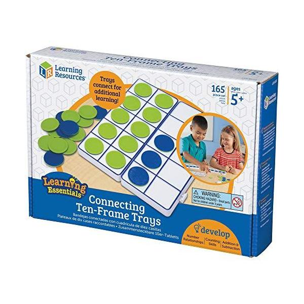 知育玩具 パズル ブロック ラーニングリソース LER6650 Learning Resources Connecting Ten-Frame Trays, 165 Pieces海外限定品を迅速輸入！5〜15営業日にて発送します。型番：LE...