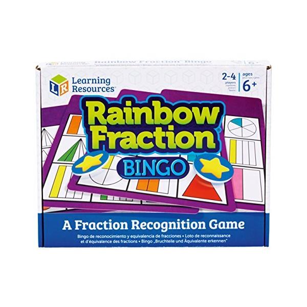 知育玩具 パズル ブロック ラーニングリソース LSP0620-UK Learning Resources Rainbow Fraction Bingo海外限定品を迅速輸入！5〜15営業日にて発送します。型番：LSP0620-UK海外サイズ...