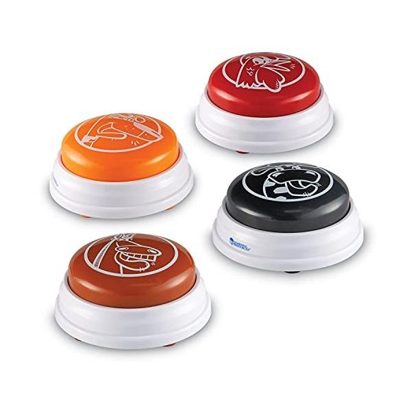 知育玩具 パズル ブロック ラーニングリソース LER3775 Learning Resources Barnyard Buzzers, Set of 4, Assorted Sounds and Colors, Ages 3+海外限定品を...