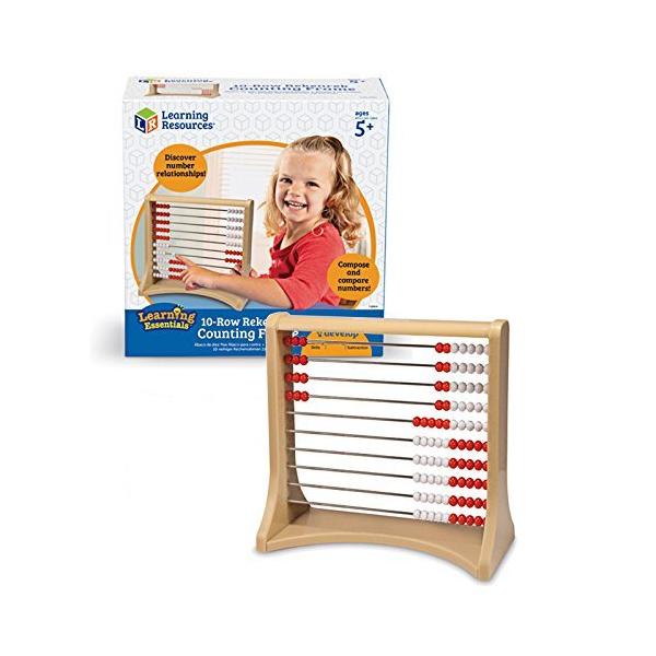 知育玩具 パズル ブロック ラーニングリソース LER4359 Learning Resources 10-Row Rekenrek Counting Frame, Abacus for Kids, Counting Toy for Kid...