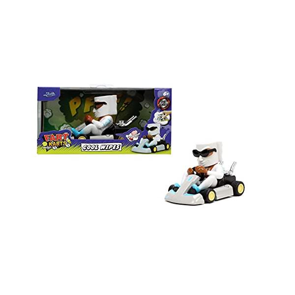 ジャダトイズ ミニカー ダイキャスト アメリカ 32789 Jada Toys Fart Karts Cool Wipes Pull Back Car, 3.5” Toys for Kids Ages 6+ (32789)海外限定品を迅速輸...