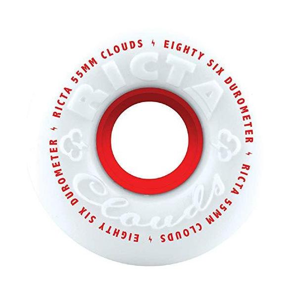 ウィール タイヤ スケボー スケートボード 海外モデル 直輸入 model Ricta Clouds Skateboard Wheels (Set of 4) (Red 78A, 55mm)海外限定品を迅速輸入！5〜15営業日にて発送します...