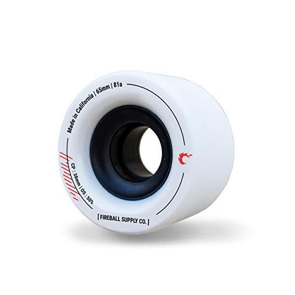 ウィール タイヤ スケボー スケートボード 海外モデル 直輸入 FRB-W-T6581 Fireball Tinder 65mm 81a Durometer Skateboard &amp; Longboard Wheels (White ...