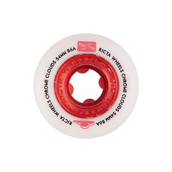 ウィール タイヤ スケボー スケートボード 海外モデル 直輸入 RIC-SKW-0532 Ricta Chrome Clouds Red Skateboard Wheels 86a Red 54mm海外限定品を迅速輸入！5〜15営業日にて発...