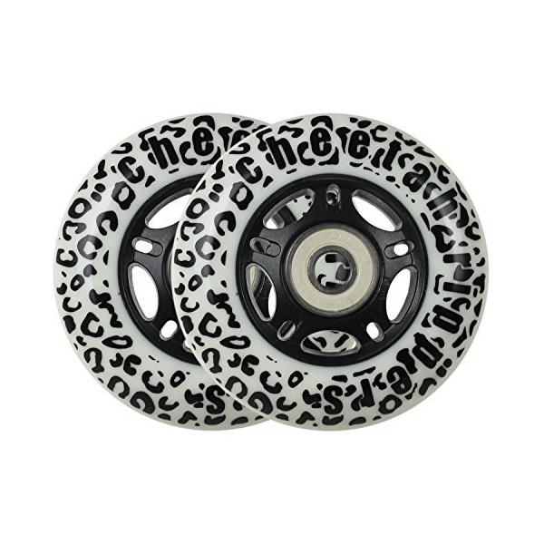 ウィール タイヤ スケボー スケートボード 海外モデル 直輸入 DECK WHITE CHEETAH Wheels for RIPSTICK ripstik wave board ABEC 9 76MM 89A OUTDOOR Model:...