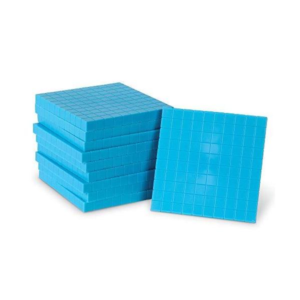 知育玩具 パズル ブロック ラーニングリソース LER0926 Learning Resources Plastic Base Ten Flats, 10 Pieces海外限定品を迅速輸入！5〜15営業日にて発送します。型番：LER0926...