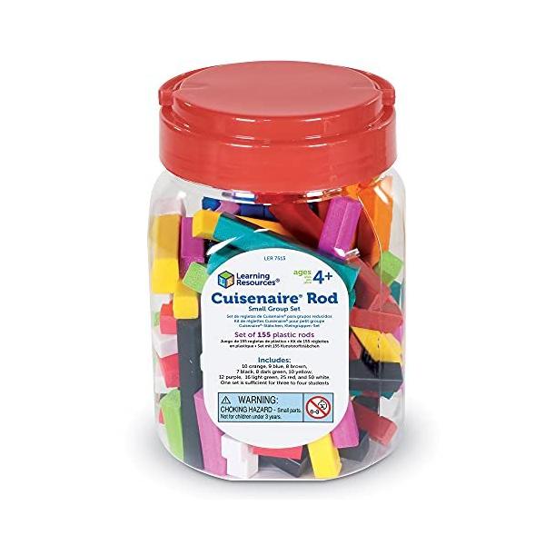 知育玩具 パズル ブロック ラーニングリソース LER7513 Learning Resources Cuisenaire Rods Small Group Set: 155 Piece Plastic Set海外限定品を迅速輸入！5〜15...