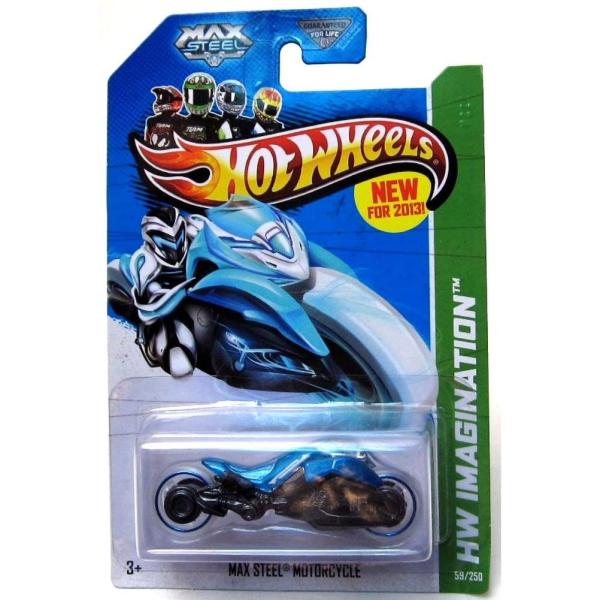 ホットウィール マテル ミニカー ホットウイール MAX STEEL MOTORCYCLE 2013 Hot Wheels Hw Imagination - Max Steel Motorcycle - Blue [Holiday Gift...