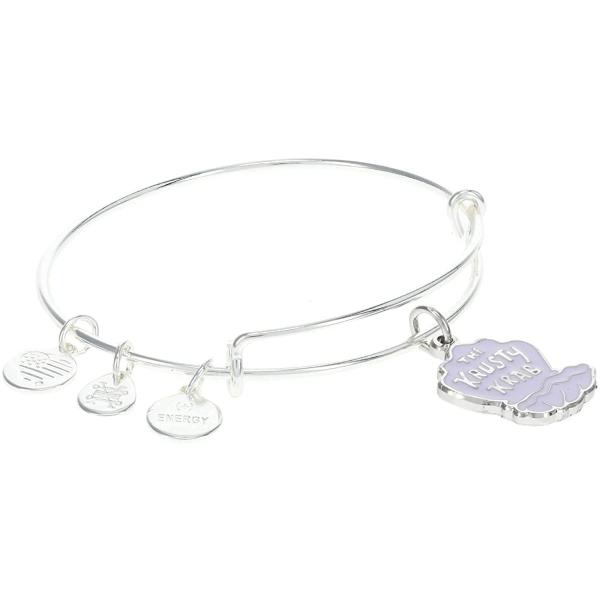 アレックスアンドアニ アメリカ アクセサリー ブランド かわいい おしゃれ  AS21SPONGE2SS Alex and Ani SpongeBob The Krusty Krab Bracelet Shiny Silver One Si...