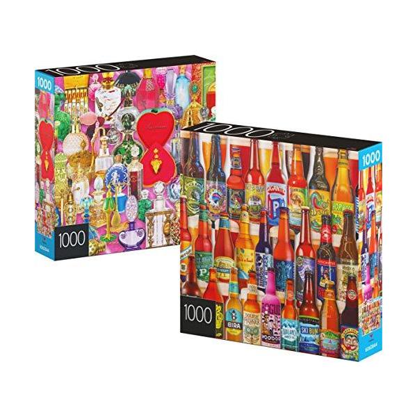 ジグソーパズル 海外製 アメリカ 6060844 2-Pack of 1000-Piece Jigsaw Puzzles, for Adults, Families, and Kids Ages 8 and up, Perfume Bott...