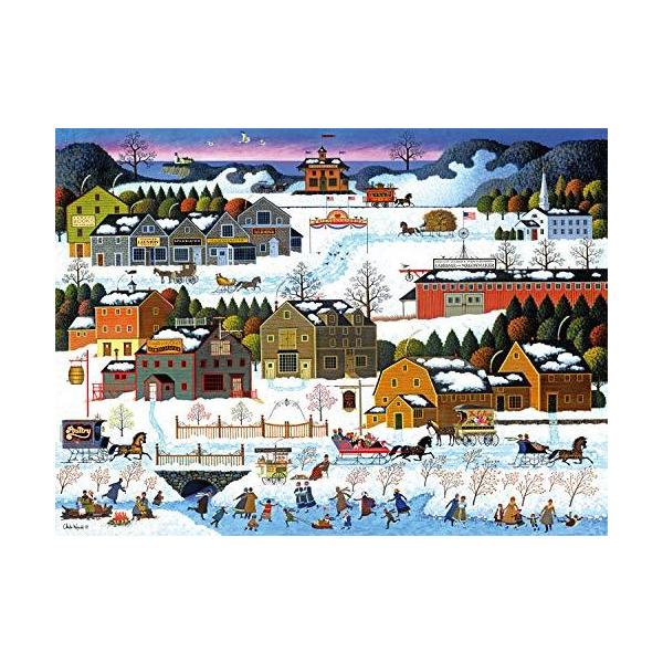 ジグソーパズル 海外製 1000ピース ヒッコリーヘブン運河 チャールズ・ワイソッキー サイズ約68x50センチ 絵画・アート Buffalo Gamesジグソーパズル 海外製 アメリカ 11491 Buffalo Games - Hick...