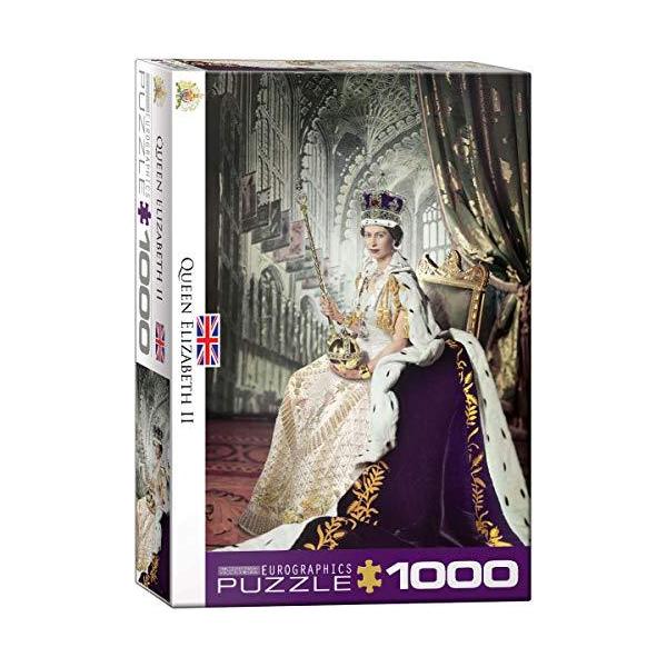 ジグソーパズル 海外製 アメリカ 6000-0919 EuroGraphics Queen Elizabeth II 1000-Piece Puzzle海外限定品を迅速輸入！5〜15営業日にて発送します。商品名（自動翻訳）：ユーログラフィッ...