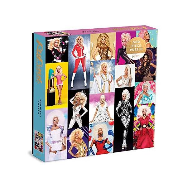 ジグソーパズル 海外製 アメリカ 9780735370746 RuPaul’s Drag Race Puzzle, 500 Pieces, 20” x 20” ? Fun Jigsaw Puzzle with Photos of The Q...