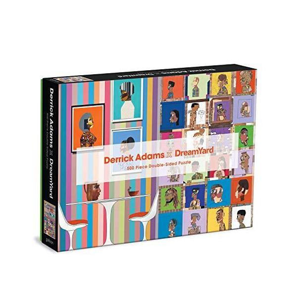 ジグソーパズル 海外製 アメリカ 9780735370470 Galison Derrick Adams x Dreamyard Double-Sided Puzzle, 500 Pieces, 24” x 18” ? Jigsaw Puz...