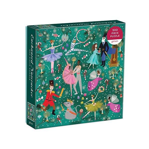 ジグソーパズル 海外製 アメリカ 9780735366756 Galison Enchanted Nutcracker 500 Piece Puzzle from Galison - Colorful and Whimsical Illus...