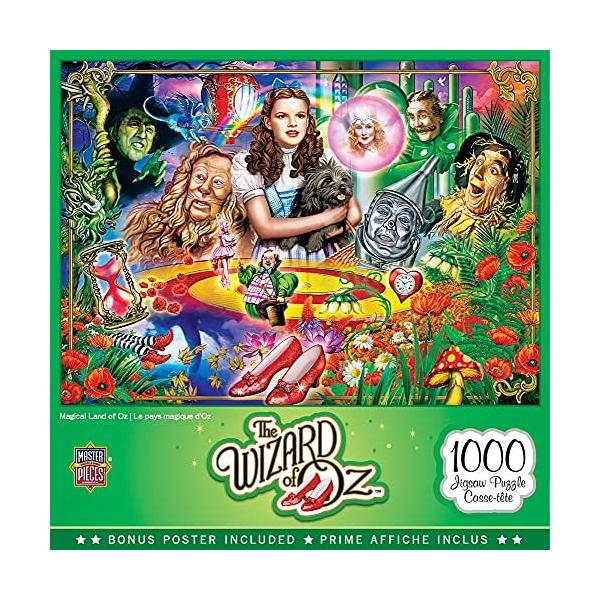ジグソーパズル 海外製 アメリカ 72160 MasterPieces 1000 Piece Jigsaw Puzzle - Wizard Dorothy's Magical Land of Oz - Fun for Adults, Fam...