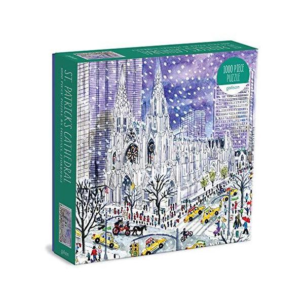 ジグソーパズル 海外製 アメリカ 9780735369351 Galison Michael Storrings St. Patrick’s Cathedral Puzzle, 1000 Pieces, 27” x 20” ? Diffic...