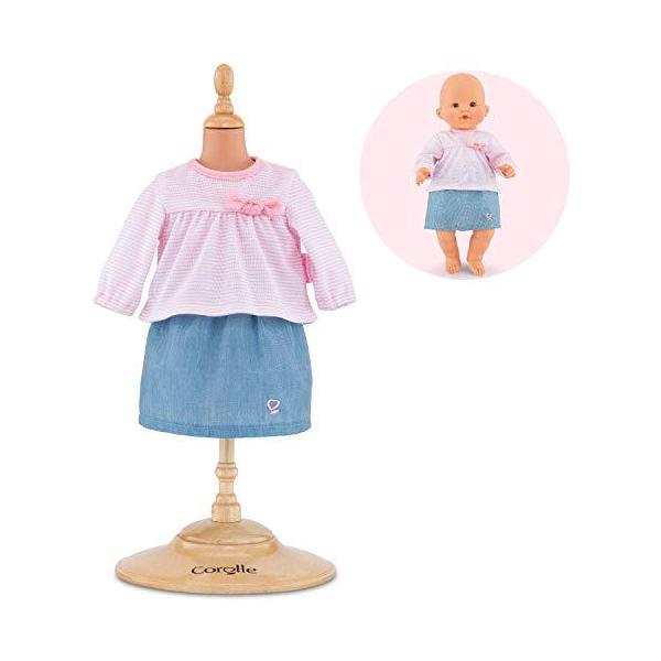 コロール 赤ちゃん 人形 ベビー人形 140310 Corolle - Top &amp; Skirt - Baby Doll Outfit Accessory for 14" Dolls海外限定品を迅速輸入！5〜15営業日にて発送します。...