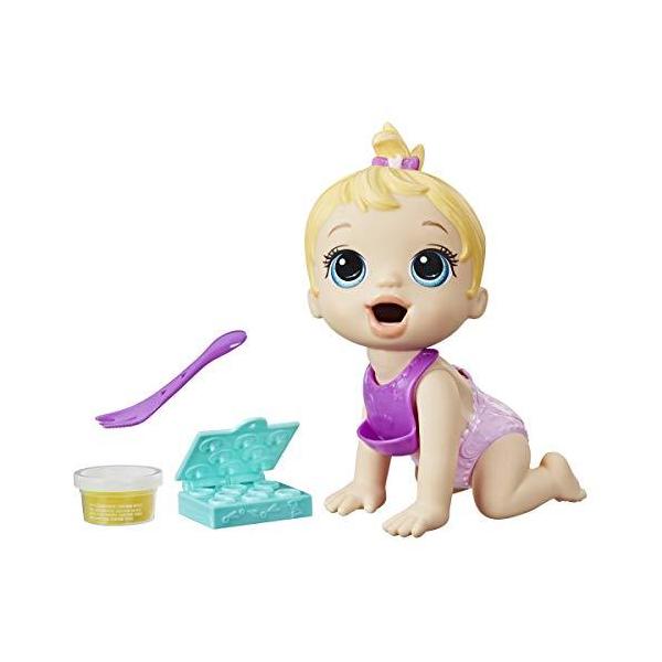 ベビーアライブ 赤ちゃん おままごと ベビー人形 F2617 Baby Alive Lil Snacks Doll, Eats and Poops, Snack-Themed 8-Inch Baby Doll, Snack Box Mold...