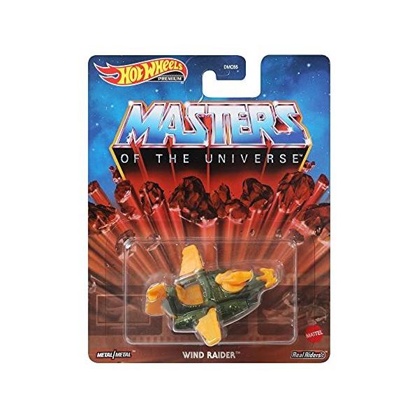 ホットウィール マテル ミニカー ホットウイール HCF55 Hot Wheels Toy Car, Premium 1:64 Scale Die-Cast Masters of The Universe Wind Raider, Coll...