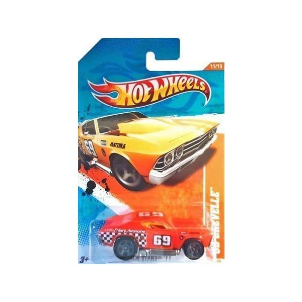 ホットウィール マテル ミニカー ホットウイール 11/15 Hot Wheels '69 Chevelle Track Stars 11 - 11/15 - Translucent Orange with Gray, Black and ...