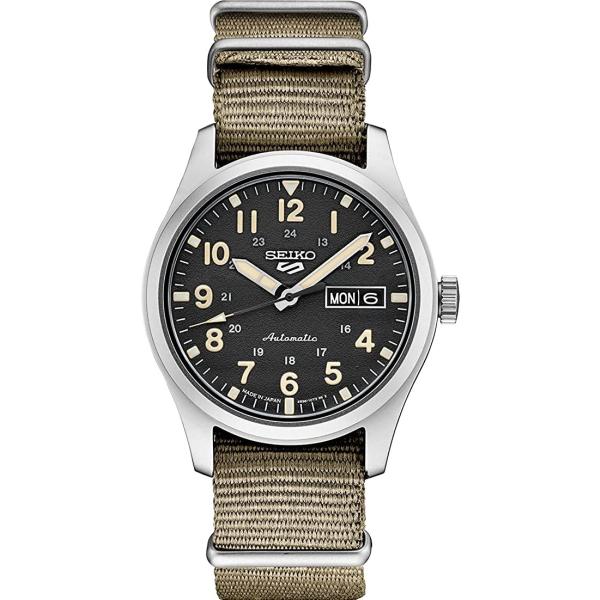 腕時計 セイコー メンズ SRPG35 Seiko Men's SRPG35 Watch, Black Dial, 41-Hour Power Reserve, Stainless Steel Case, Nylon Strap, Wate...