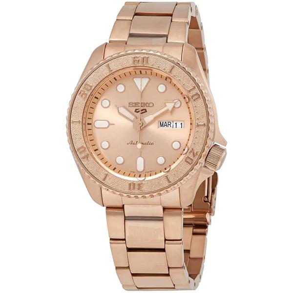 腕時計 セイコー メンズ SRPE72 SEIKO 5 Sports Automatic Rose Gold Dial Men's Watch SRPE72海外限定品を迅速輸入！5〜15営業日にて発送します。型番：SRPE72関連：腕時計,...