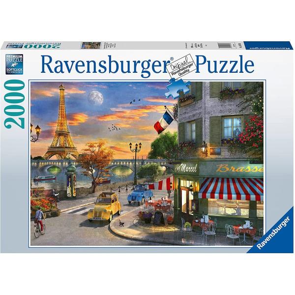 ジグソーパズル 海外製 2000ピース パリの夕焼け 約132x61センチ 絵画・アート Ravensburgerジグソーパズル 海外製 アメリカ 16716 Ravensburger - Paris Sunset - 2000 Piece...