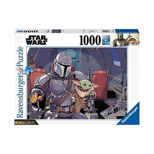 ジグソーパズル 海外製 1000ピース スター・ウォーズ マンダロリアン サイズ約98×67センチ STAR WARS  Ravensburger ジグソーパズル 海外製 アメリカ 16565 Ravensburger Star Wars ...