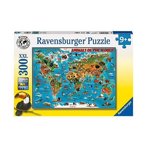 ジグソーパズル 海外製 アメリカ 13257 Ravensburger - Animals of The World - 300 Piece Jigsaw Puzzle - XXL Pieces for Easier Assembly - ...