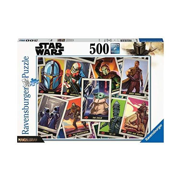 ジグソーバズル 海外製 500ピース スター・ウォーズ STAR WARS マンダロリアン サイズ約49x36センチ Ravensburgerジグソーパズル 海外製 アメリカ 16561 Ravensburger Star Wars The...