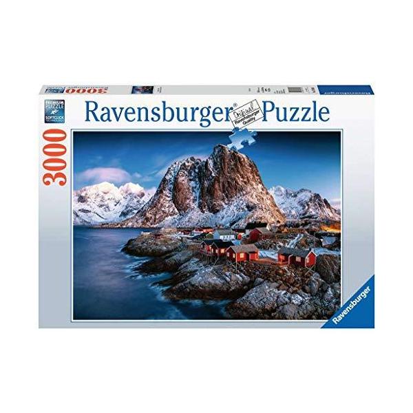 ジグソーバズル 海外製 3000ピース ハムノイロフォーテン サイズ約121x80センチ 絵画・アート Ravensburgerジグソーパズル 海外製 アメリカ 17081 Ravensburger Hamnoy, Lofoten 3000...