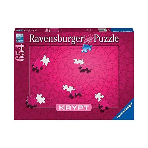 ジグソーパズル 海外製 654ピース クリプト ピンク サイズ約70x50センチ 絵画・アート Ravensburgerジグソーパズル 海外製 アメリカ 16564 Ravensburger Krypt Pink? 654 Piece Ji...