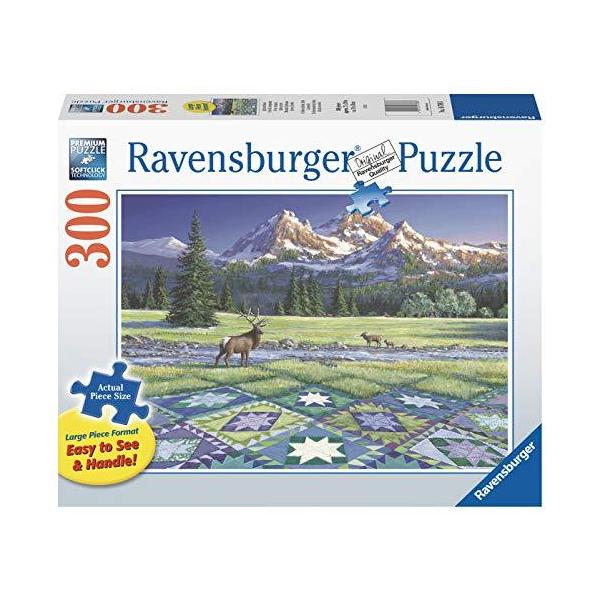 ジグソーパズル 海外製 アメリカ 16788 Ravensburger Mountain Quiltscape 300 Piece Large Format Jigsaw Puzzle for Adults - 16788 - Every ...