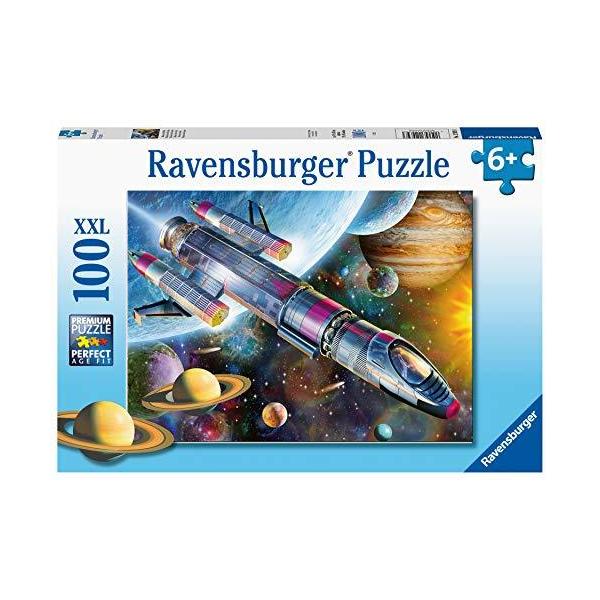 ジグソーパズル 海外製 100ピース XXL 宇宙でのミッション サイズ約50x36センチ 絵画・アート Ravensburgerジグソーパズル 海外製 アメリカ 12939 Ravensburger Mission in Space Ki...