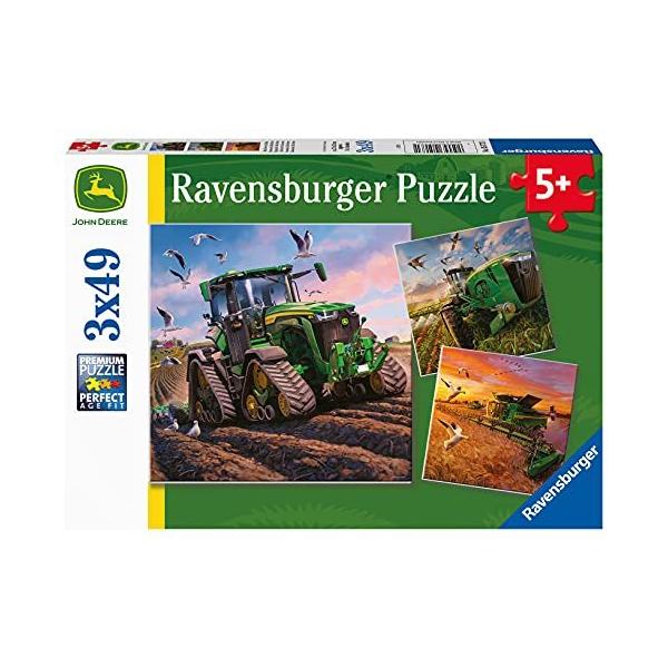ジグソーパズル 海外製 アメリカ 05173 Ravensburger Seasons of John Deere 3 x 49 Piece Jigsaw Puzzle Set for Kids - 05173 - Every Piece ...
