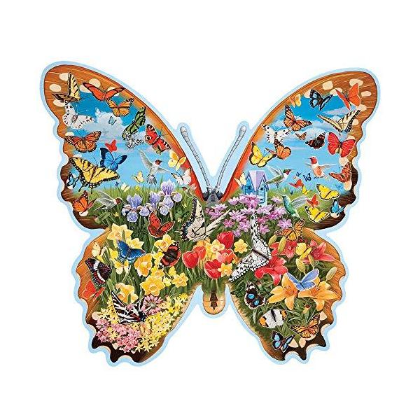 ジグソーパズル 海外製 アメリカ 44451 Bits and Pieces ? 750 Piece Jigsaw Puzzle for Adults ? Hidden Butterfly Meadow - Jigsaw Puzzles b...