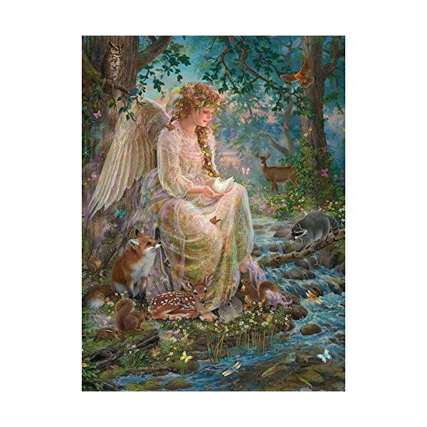ジグソーパズル 海外製 アメリカ 42389 Bits and Pieces - 300 Large Piece Embellished Glitter Jigsaw Puzzle for Adults - Mother Nature - ...