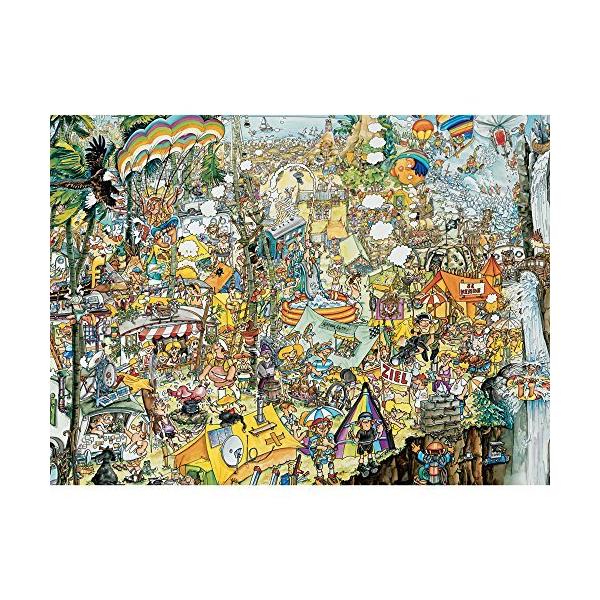 ジグソーパズル 海外製 アメリカ 41686 Bits and Pieces ? 1000 Piece Jigsaw Puzzle for Adults ? Crazy BBQ - Festival Scene Jigsaw Puzzle ...