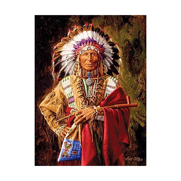 ジグソーパズル 海外製 アメリカ 41892 Bits and Pieces ? Chief of The Rosebud Jigsaw Puzzle for Adults ? Native American Portrait by Pau...