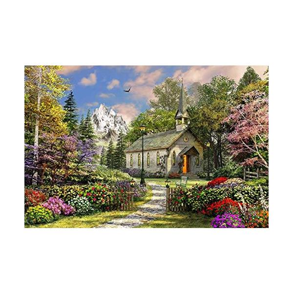 ジグソーパズル 海外製 アメリカ 33-01570 Springbok's 500 Piece Jigsaw Puzzle Mountain View Chapel - Made in USA海外限定品を迅速輸入！5〜15営業日にて発送しま...