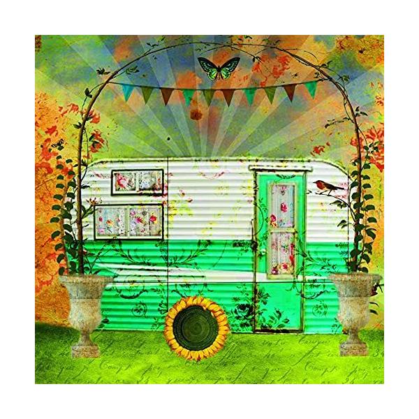 ジグソーパズル 海外製 アメリカ 41813 SUNSOUT INC - Home is Where You Park it - 500 pc Jigsaw Puzzle by Artist: Sandy Lloyd - Finished ...