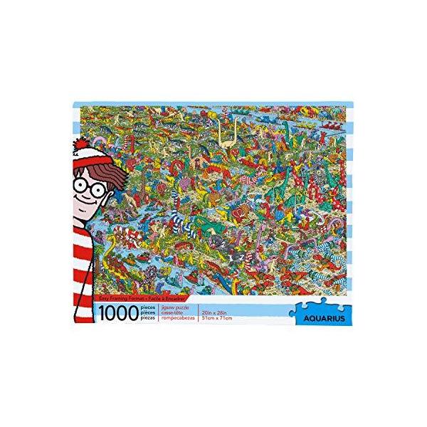 ジグソーパズル 海外製 アメリカ 65331 AQUARIUS Where's Waldo Dinosaurs (1000 Piece Jigsaw Puzzle) - Officially Licensed Where's Waldo M...