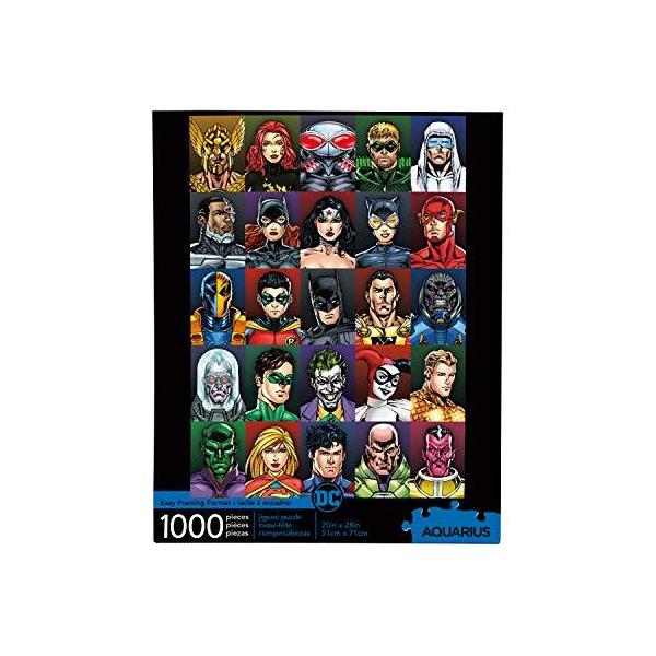 ジグソーパズル 海外製 アメリカ 65359 AQUARIUS DC Comics Puzzle Retro Cast (1000 Piece Jigsaw Puzzle) - Officially Licensed DC Comics M...
