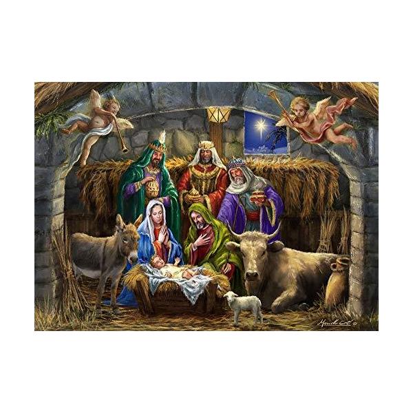 ジグソーパズル 海外製 アメリカ  Vermont Christmas Company in The Manger Jigsaw Puzzle 1000 Piece海外限定品を迅速輸入！5〜15営業日にて発送します。型番：海外サイズ：100...