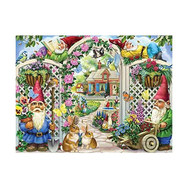 ジグソーパズル 海外製 アメリカ VC1196 Vermont Christmas Company Springing Up Gnomes Jigsaw Puzzle 550 Piece海外限定品を迅速輸入！5〜15営業日にて発送します。型...