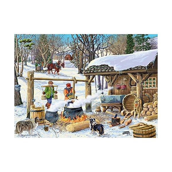 ジグソーパズル 海外製 アメリカ VC1157 Vermont Christmas Company Maple Syrup Time Jigsaw Puzzle 1000 Piece海外限定品を迅速輸入！5〜15営業日にて発送します。型番：...