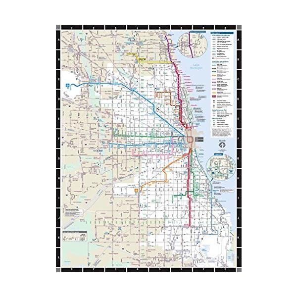 ジグソーパズル 海外製 アメリカ NY110 New York Puzzle Company - Transit Maps Chicago Transit Map - 500 Piece Jigsaw Puzzle for Adults海外...