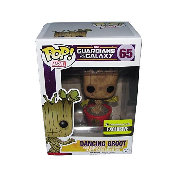 ファンコ FUNKO フィギュア 人形 アメリカ直輸入 ボブルヘッド BOBBLEHEAD ポップカルチャー B01L3681RI Dancing Groot Pop Ravagers Logo Exclusive Vinyl Bobble...