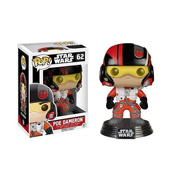 ファンコ FUNKO フィギュア 人形 アメリカ直輸入 ボブルヘッド BOBBLEHEAD ポップカルチャー 6222 Funko Star Wars Pop Poe Dameron Vinyl Figure, Multi-Colour (...